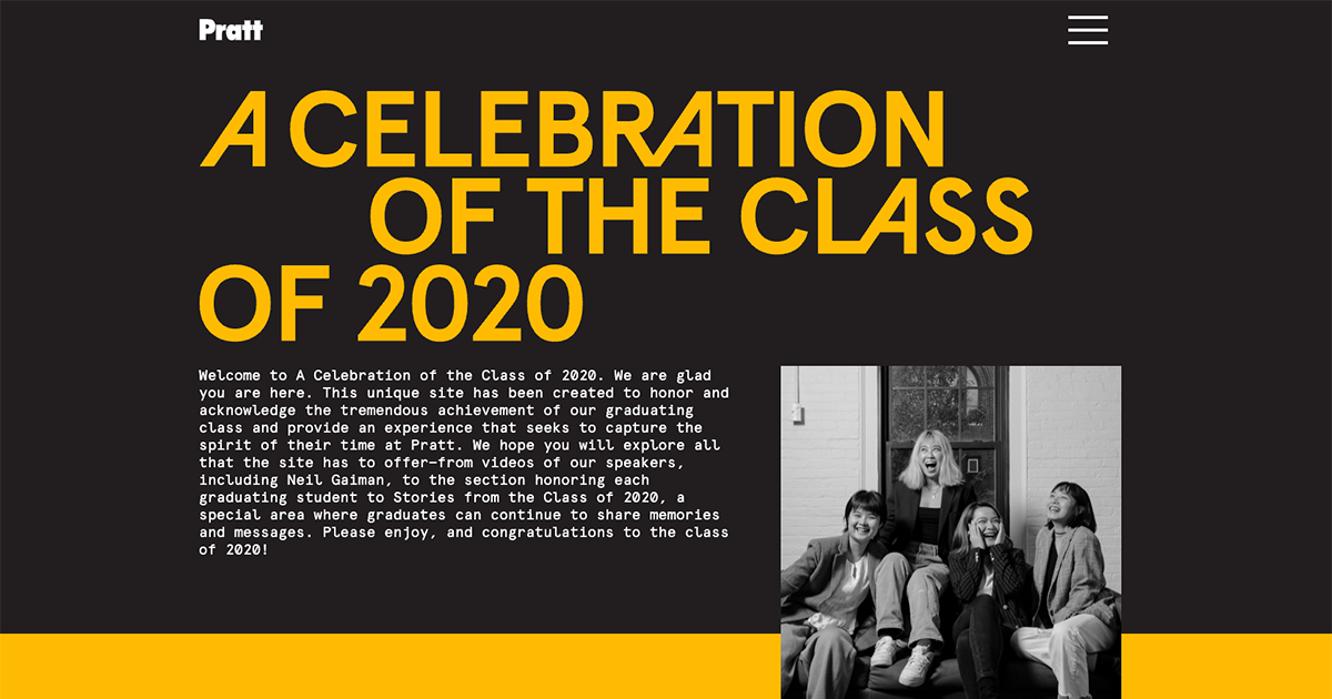 Pratt Commencement 2020